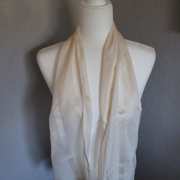 Liz Sinclair | Accessories | 39 Sale Light Beige Oblong Scarf | Poshmark